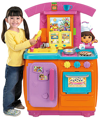 My Family Fun - Dora Fiesta Favorites Kitchen Playset By Fisher-Price!