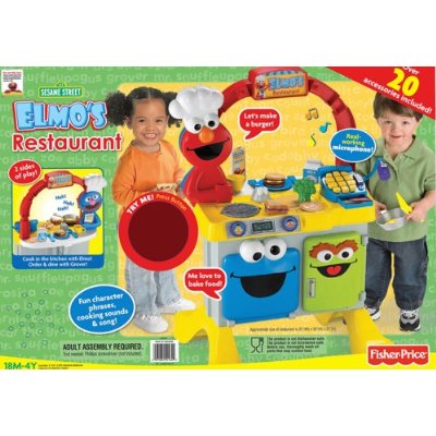 My Family Fun - Fisher Price Elmos Restaurant Elmo and his friends in ...