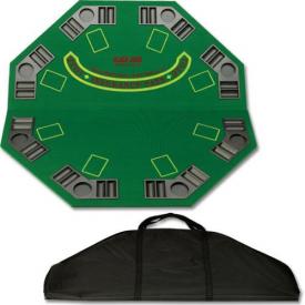 My Family Fun - Folding Blackjack Table Top Poker table folds into a ...